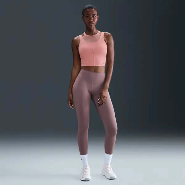Nike Fitted Dri-fit Cropped Tank Top