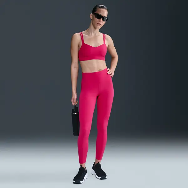 Nike Zenvy Strappy Light-support Padded Sports Bra - Pink
