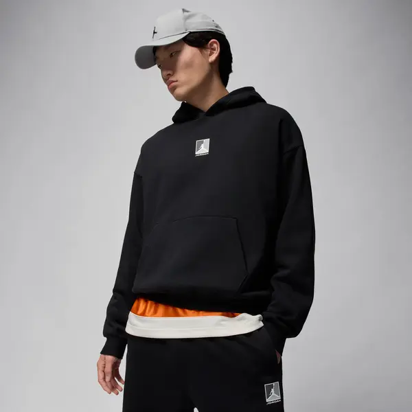 JORDAN Brooklyn Fleece Graphic Pullover Hoodie - Black