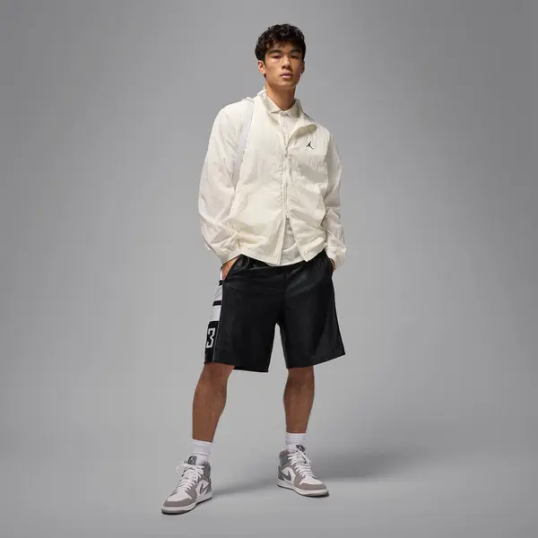 JORDAN Brooklyn Cat Scratch Shorts - Black