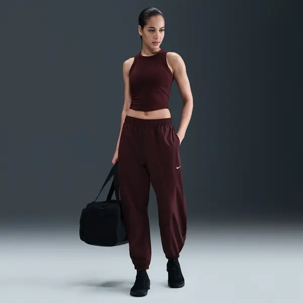 Nike One Repel High-waisted Woven Pants - Red