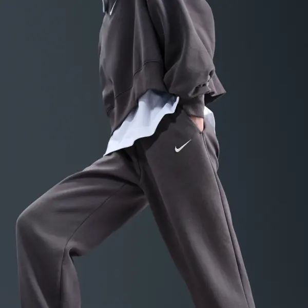Nike Sportswear Phoenix Fleece High-waisted Oversized Sweatpants - Grey