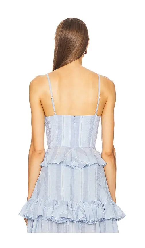 Prabal Gurung Bralette Corset With Peplum