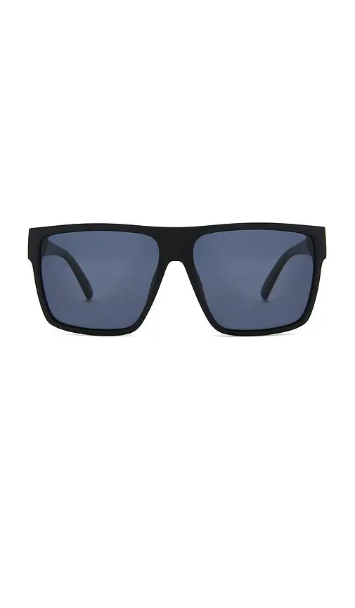 Le Specs Dark Magic Sunglasses - Black & Smoke Mono Polarized