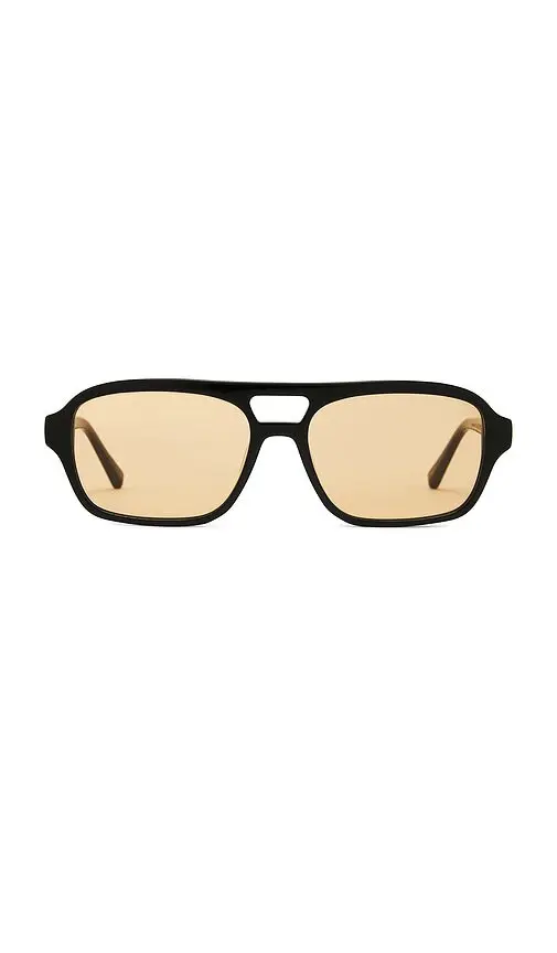 MESSYWEEKEND Burt Sunglasses - Black & Orange
