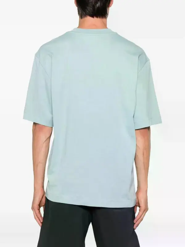 MEGUSTA Prayer Graphic-print T-shirt - Blue