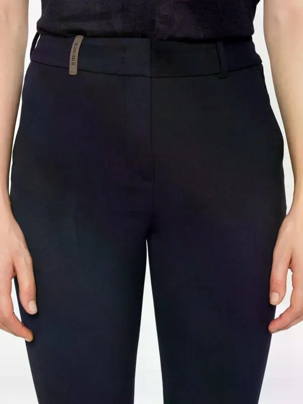 Peserico Side-slit Trousers