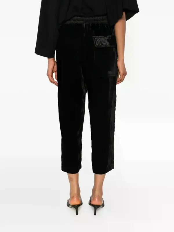 Rick Owens Velvet Drawstring Trousers