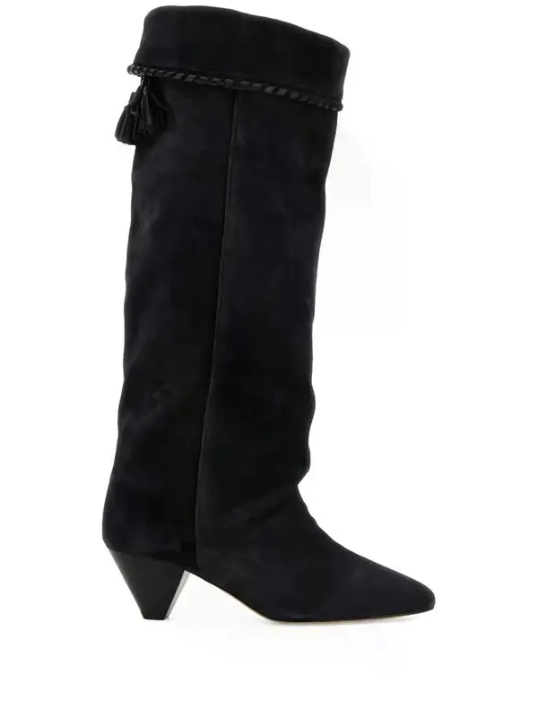 Isabel Marant Étoile 45mm Elisa Suede Boots - Black