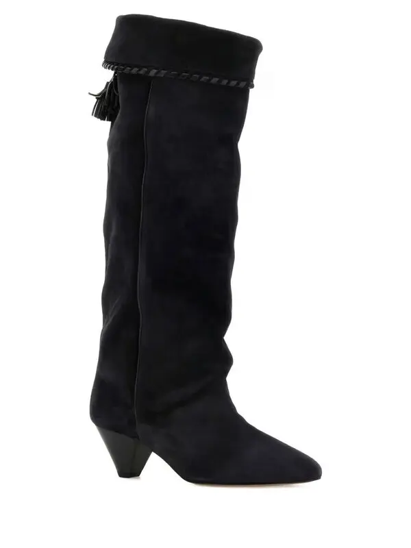Isabel Marant Étoile 45mm Elisa Suede Boots - Black