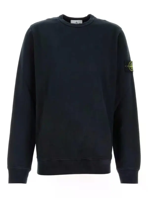 Stone Island Compass-motif Cotton Sweatshirt