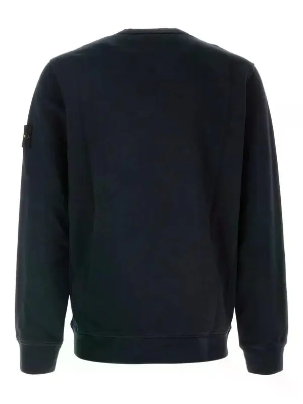 Stone Island Compass-motif Cotton Sweatshirt