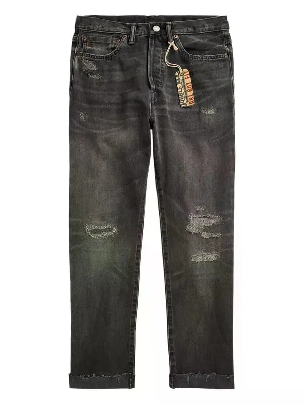 Ralph Lauren Distressed High-rise Jeans