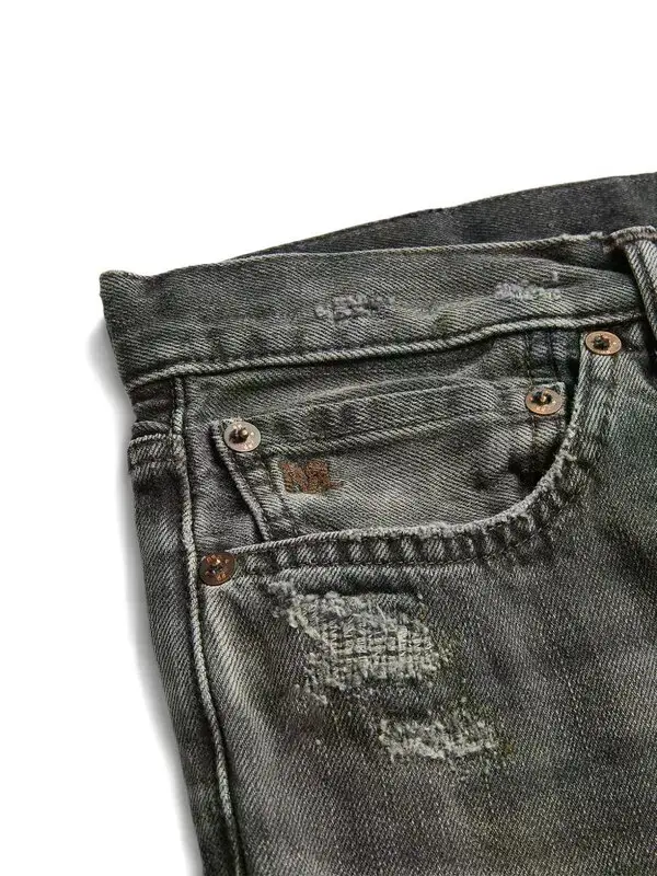 Ralph Lauren Distressed High-rise Jeans