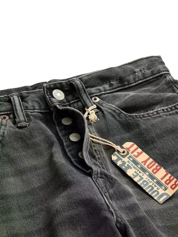 Ralph Lauren Distressed High-rise Jeans