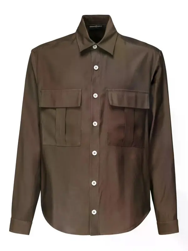 GIULIANO GALIANO Button-flap Pocket Shirt