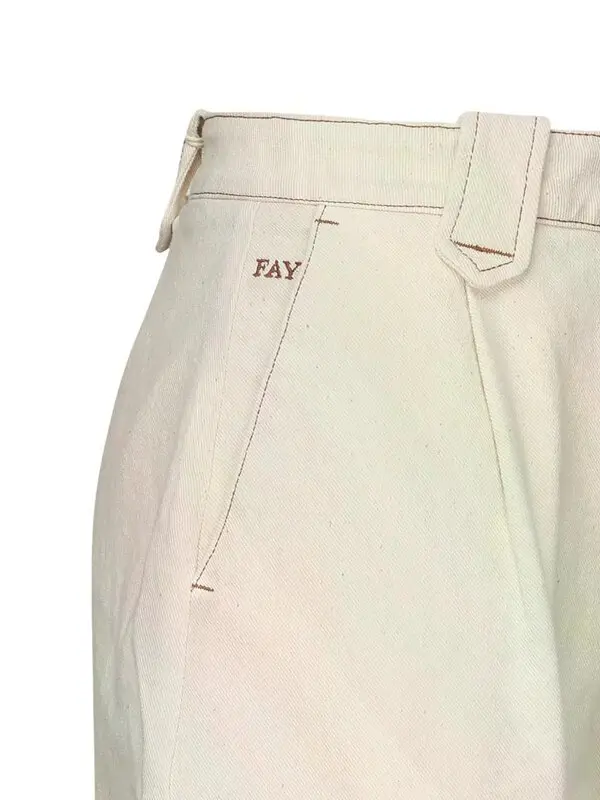 FAY High-waist Shorts - Neutrals