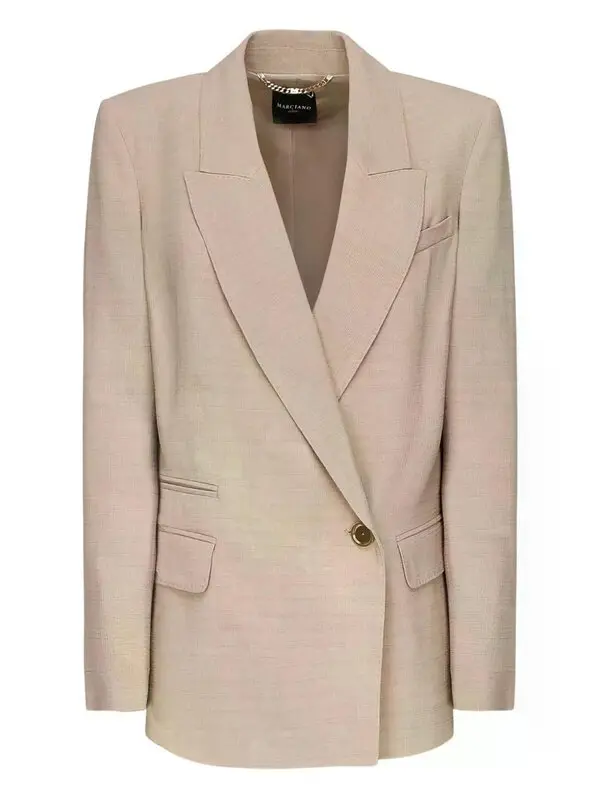 MARCIANO Double-breasted Blazer With Gold-tone Buttons
