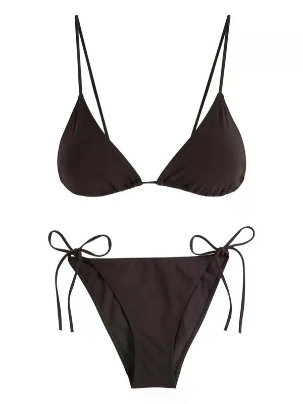 LIDO Venti Triangle Tie Bikini - Brown