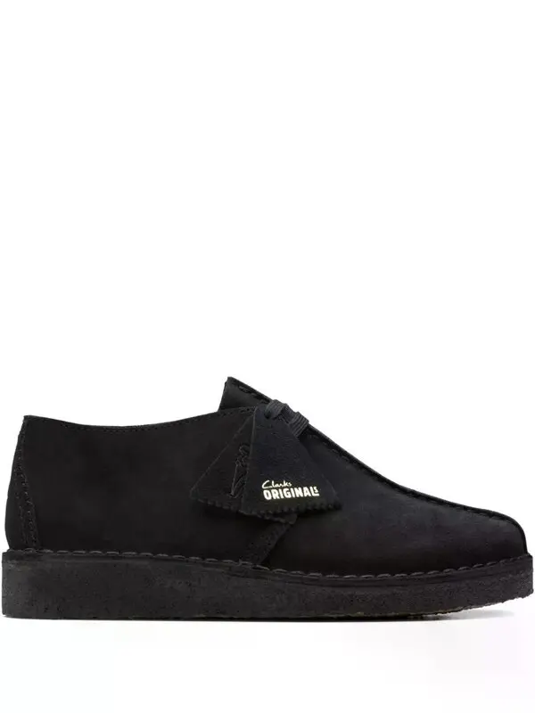 Clarks Wallabee Suede Desert Boots - Black