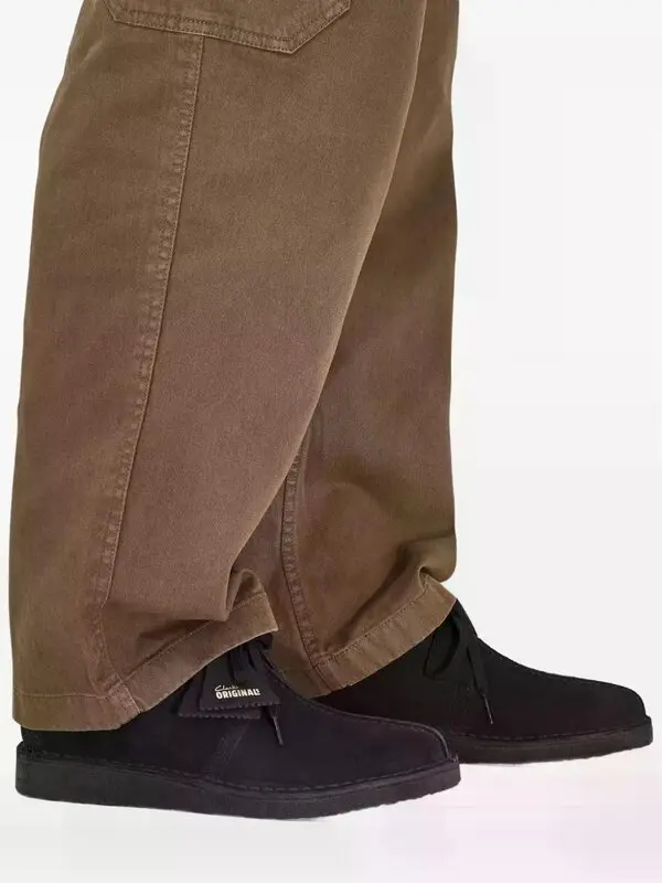 Clarks Wallabee Suede Desert Boots - Black