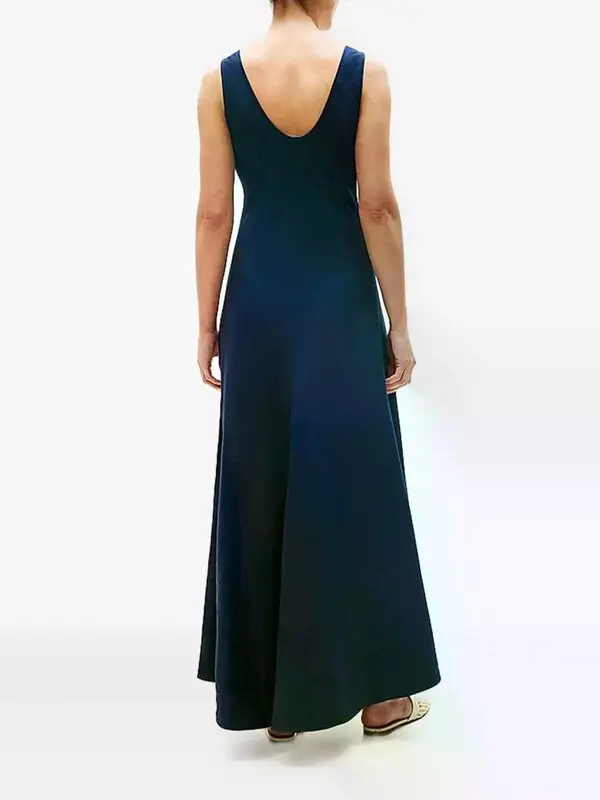 Tommy Hilfiger Linen Blend Maxi Dress In Blue - 26% Off | Editorialist
