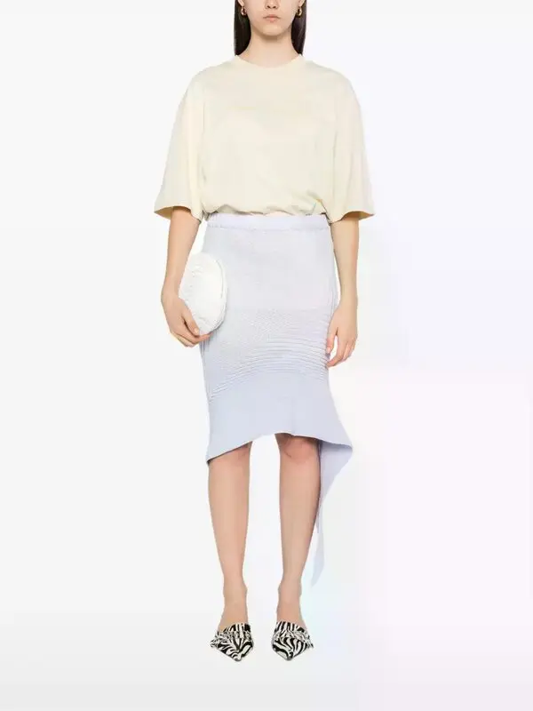 MEGUSTA Logo-print T-shirt - Neutrals