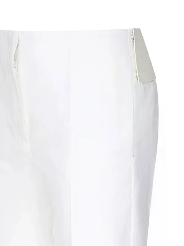 Sportmax Side-pocket Zip-bottom Trousers
