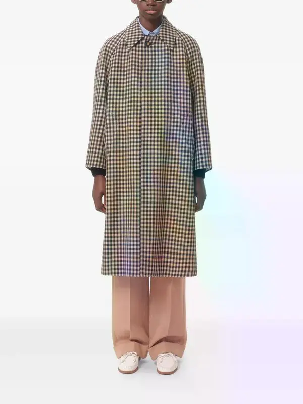 Valentino Garavani - Checked Long Coat