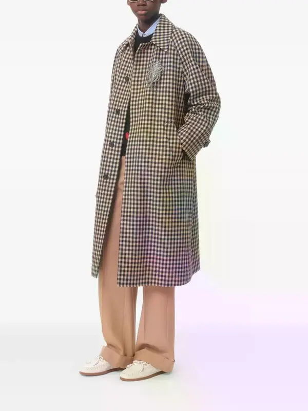 Valentino Garavani - Checked Long Coat