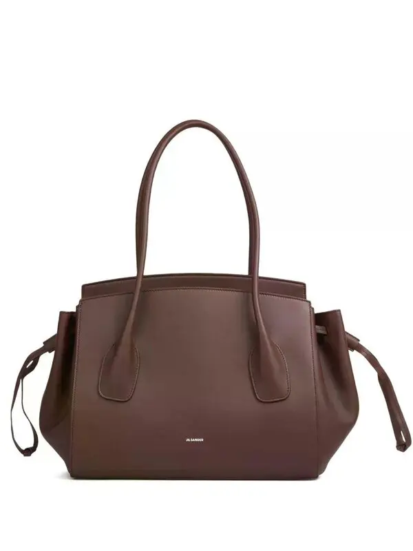 JIL SANDER Voyage Leather Tote Bag