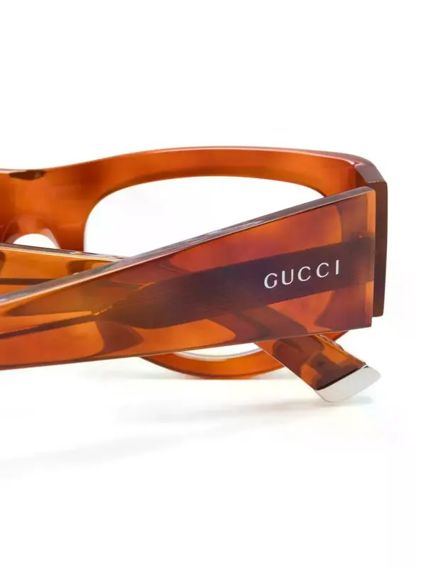 Gucci Rectangle-frame Glasses