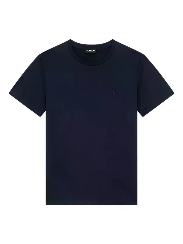 DONDUP Embroidered-logo T-shirt - Blue