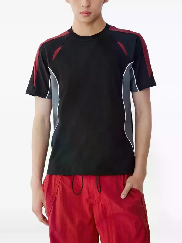 STUDIO TOMBOY Colour-block Panelled T-shirt