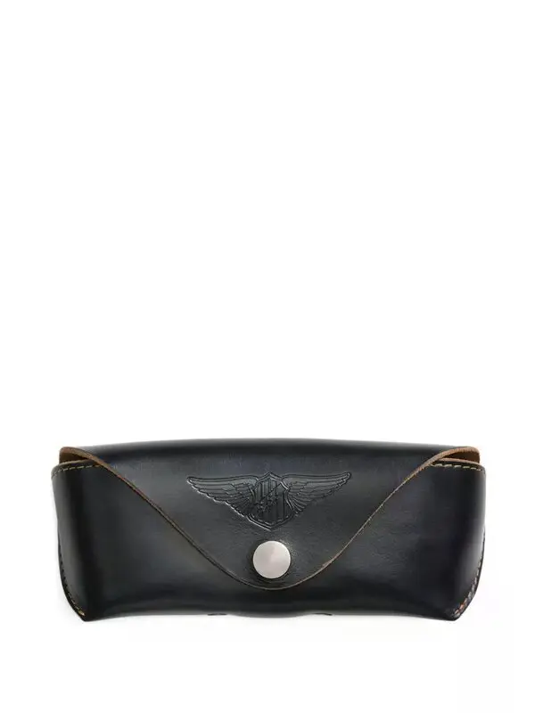 Ralph Lauren Embossed Sunglasses Holder - Black