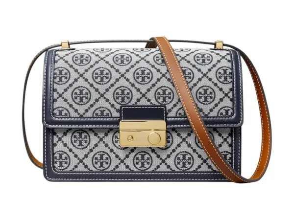 Tory Burch T Monogram Shoulder Bag - Tory Navy Blue