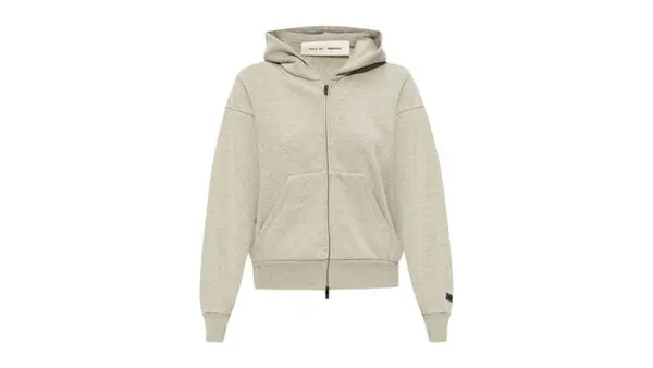Fear Of God Essentials Classic Fleece Zip Up Hoodie