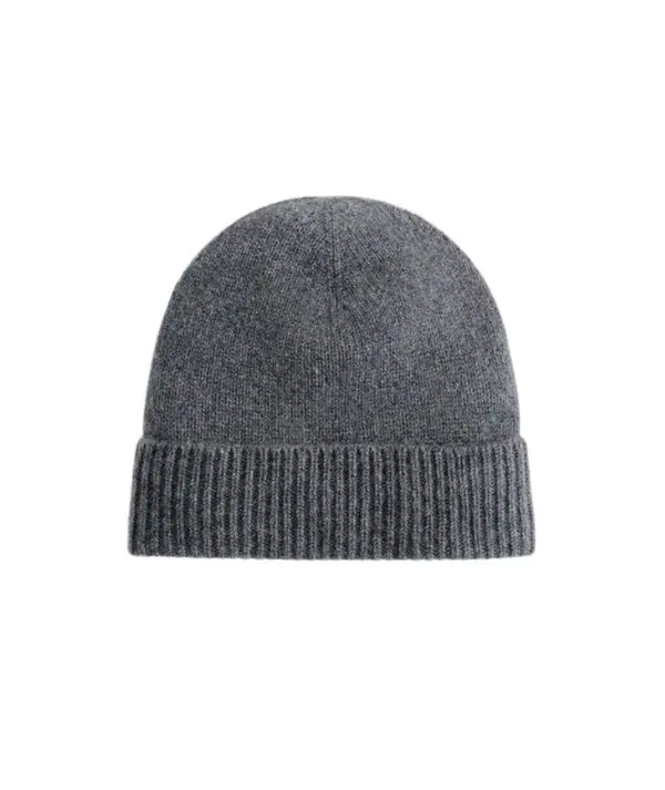 Cos Cashmere Beanie - Dark Grey