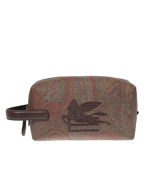 Etro Small Arnica Beauty Case - Brown