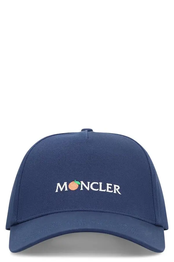 Moncler 5 Donald Glover Logo Baseball Cap - Blue
