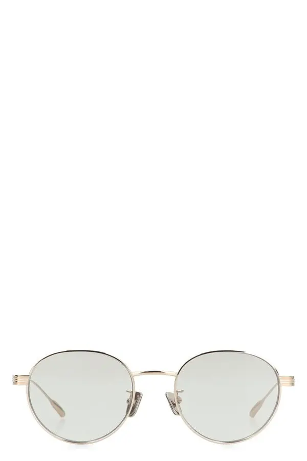Moncler Subtila Round Frame Sunglasses - Gold