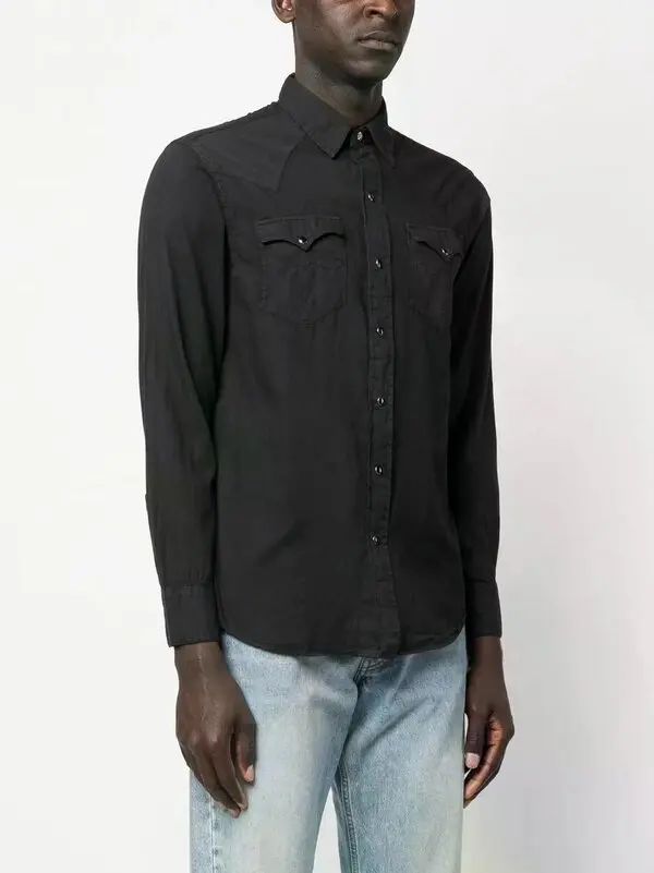 Ralph Lauren Heritage Front Press-stud Fastening Shirt