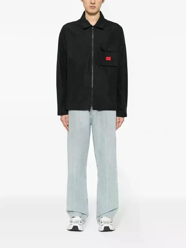 Hugo Logo-appliqué Shirt Jacket