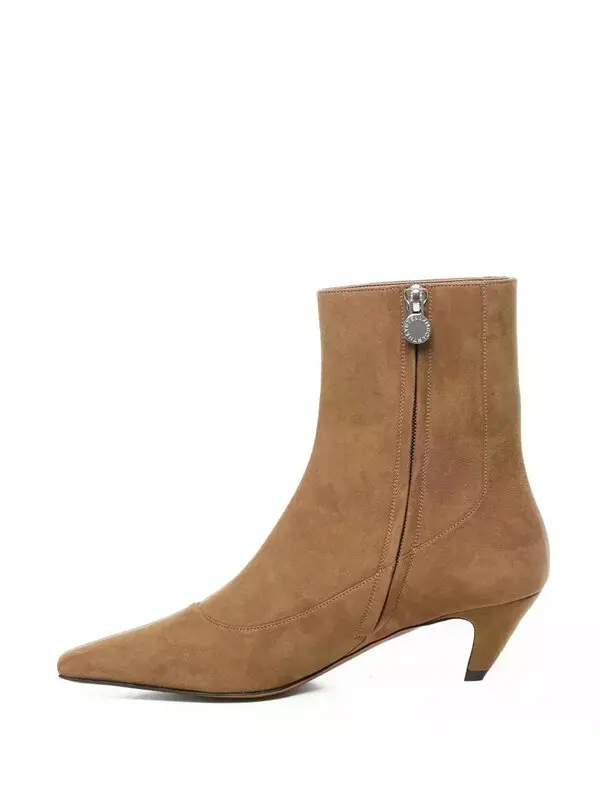 Stella McCartney Zip-up Ankle Boots - Brown