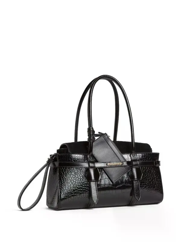 Dsquared2 Leather Tote Bag - Black