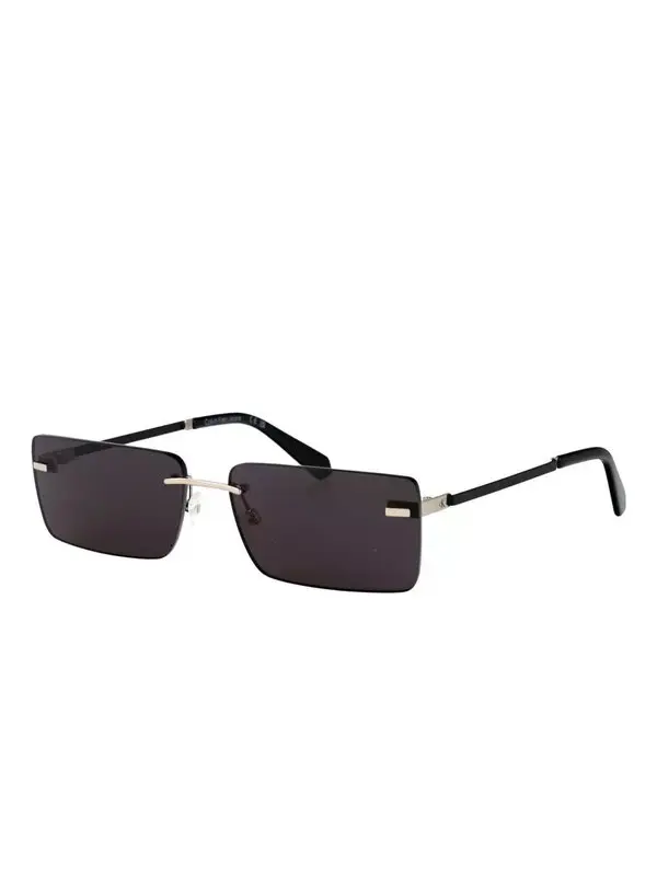 Calvin Klein Rectangle-frame Sunglasses - Grey