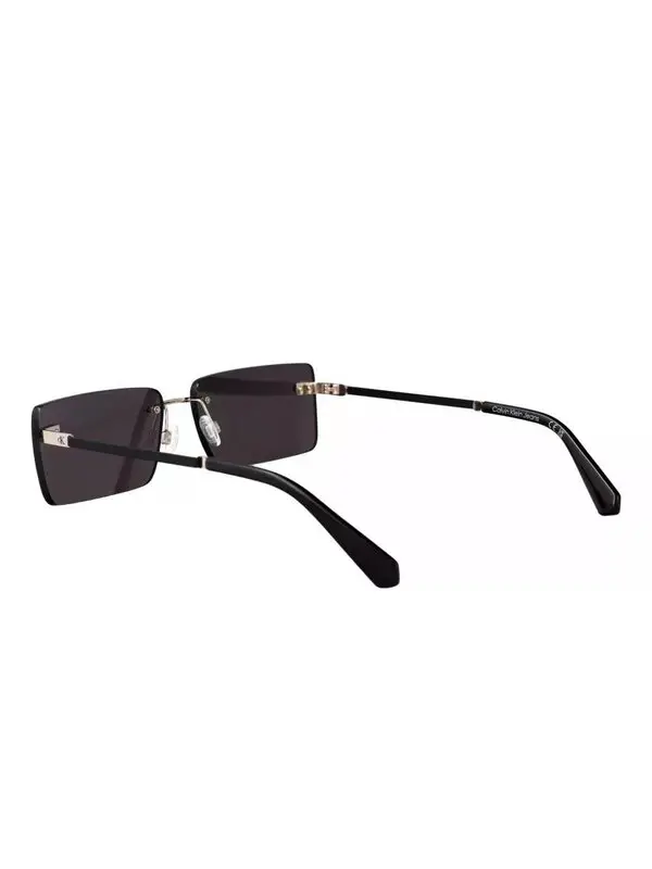Calvin Klein Rectangle-frame Sunglasses - Grey