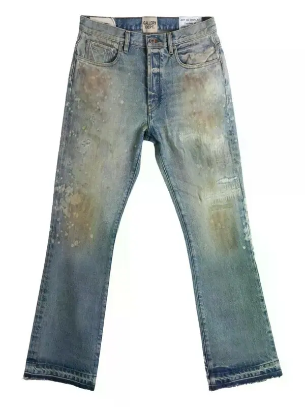 GALLERY DEPT. Distressed Frayed Jeans