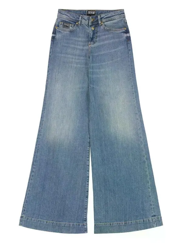 Versace Wide-leg Five-pocket Jeans