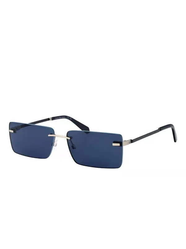 Calvin Klein Rectangle-frame Sunglasses - Blue